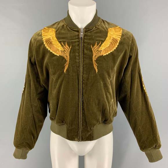 CHRISTIAN DADA | Jackets & Coats | Christian Dada Fw 9 Olive Gold ...
